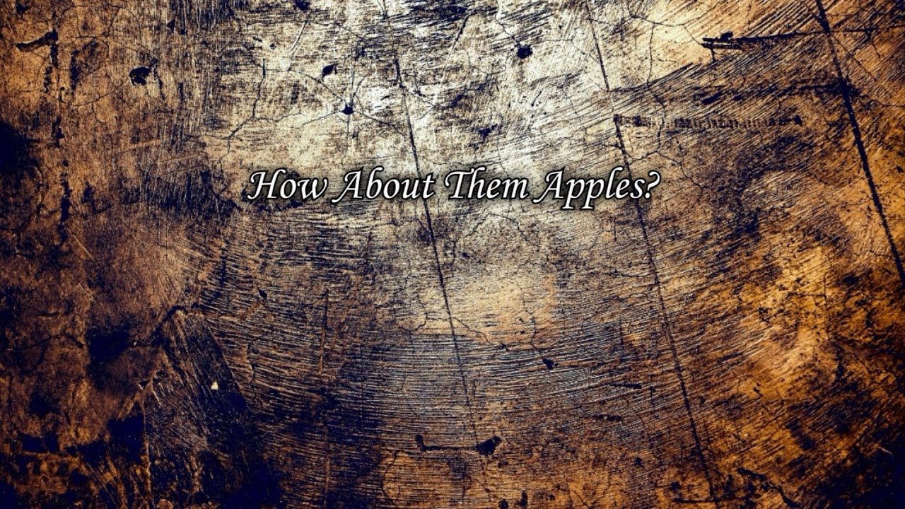 Origins of "How About Them Apples?" - YouTube