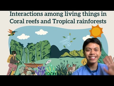 Interactions among living things in Coral reefs and Tropical ...