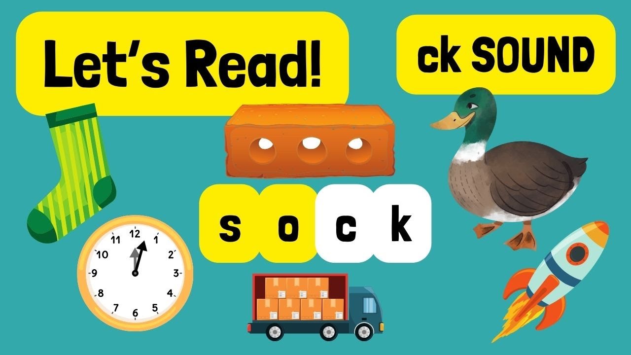ck Words | Reading Practice For Kids | Blending For Beginner Readers ...