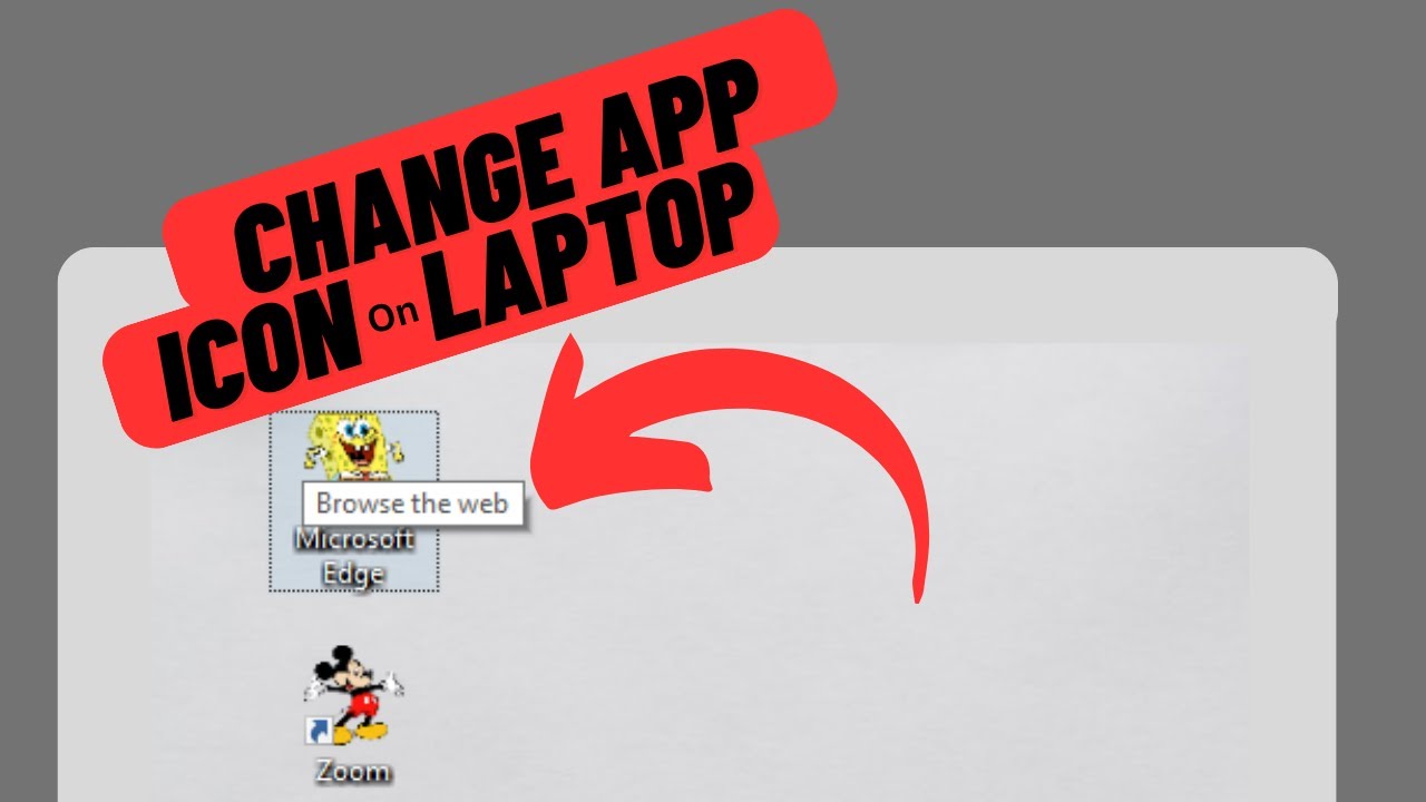 How To Change App Icons On Windows/Laptop/Pc/Computer - Quick & Easy ...