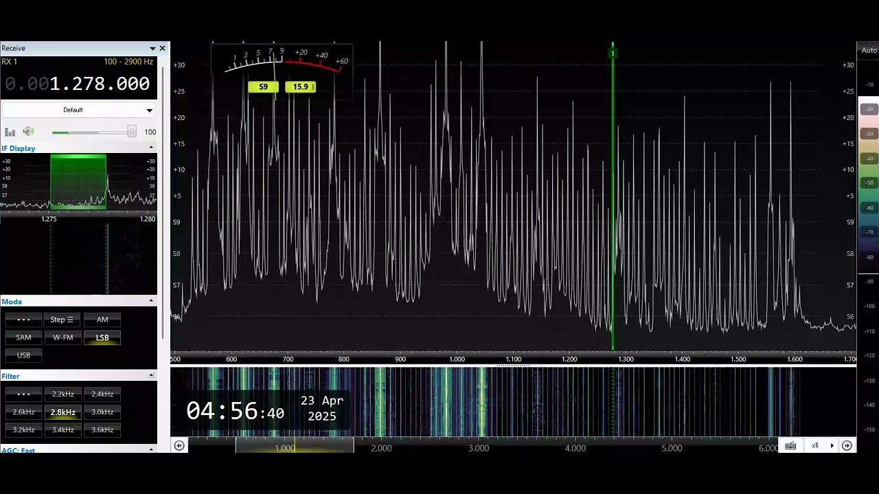 DZRM-Quezon City (Philippines) 1278kHz 4/22/25 20:54~UTC - National ...