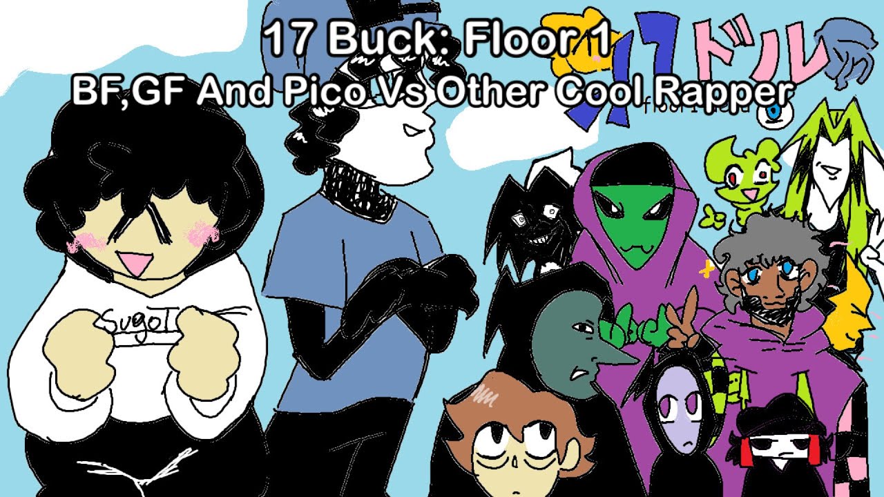 Friday Night Funkin' 17 Bucks: Floor 1 | BF GF Pico & Other Cool ...