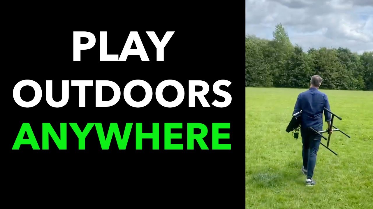 The Best Battery-Powered Keyboard? Yamaha CK61 Outdoor Test - YouTube