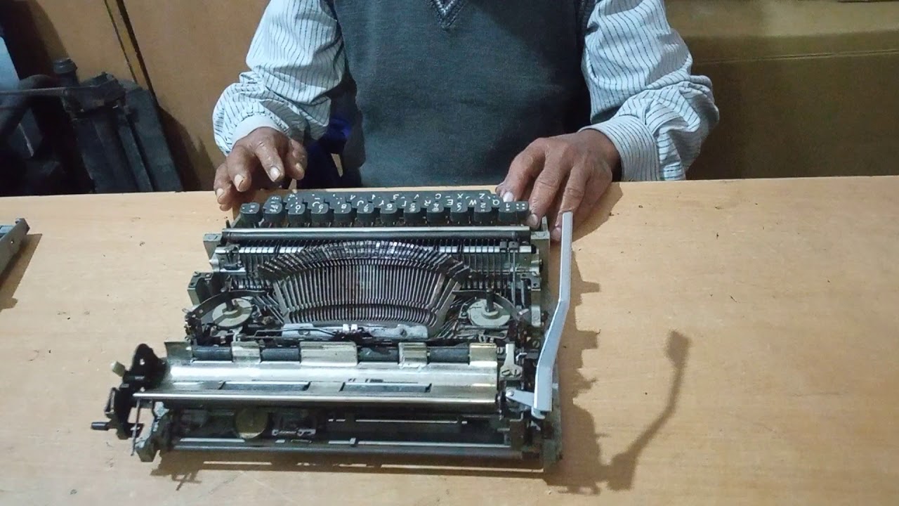 Service Workshop (The National Typewriter & Office Equipment) - YouTube