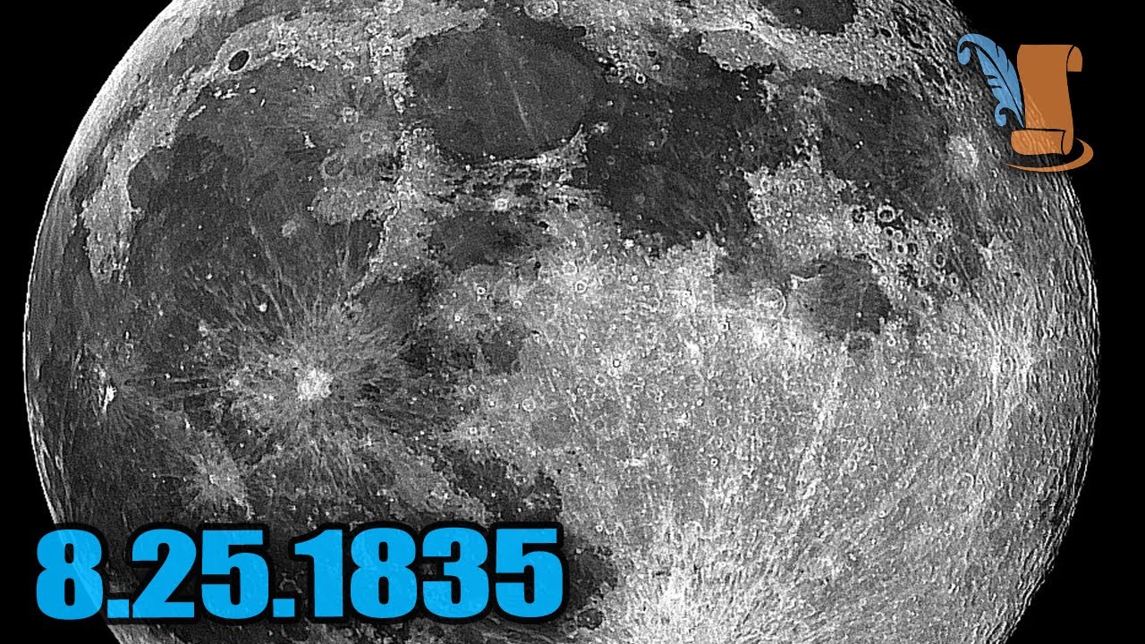 Today In History: The Great Moon Hoax - YouTube