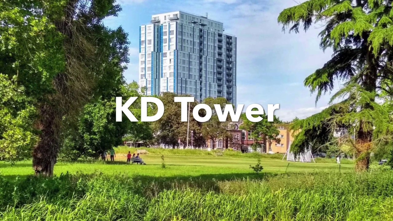 KD Tower. Modern 1 bedroom apartment for £250,000. - YouTube