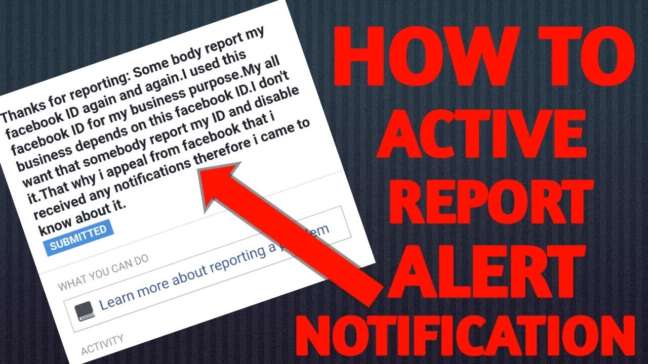 HOW TO ACTIVE REPORT ALERT NOTIFICATION NEW TRICK 2019 (TECHNICAL ZEE ...