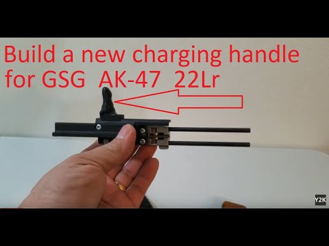 GSG AK-47 22Lr Rebuilt Charging Handle with Metal Strip and J-B Weld ...