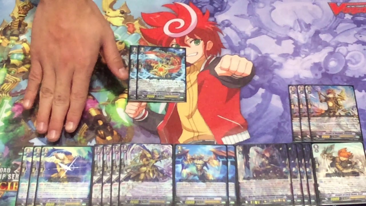 CardFight Vanguard: Golden Holy Sword, Gurguit Deck - YouTube