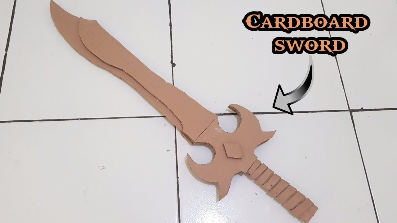 Membuat Pedang Keren Dari Kardus | DIY Cardboard Sword - YouTube