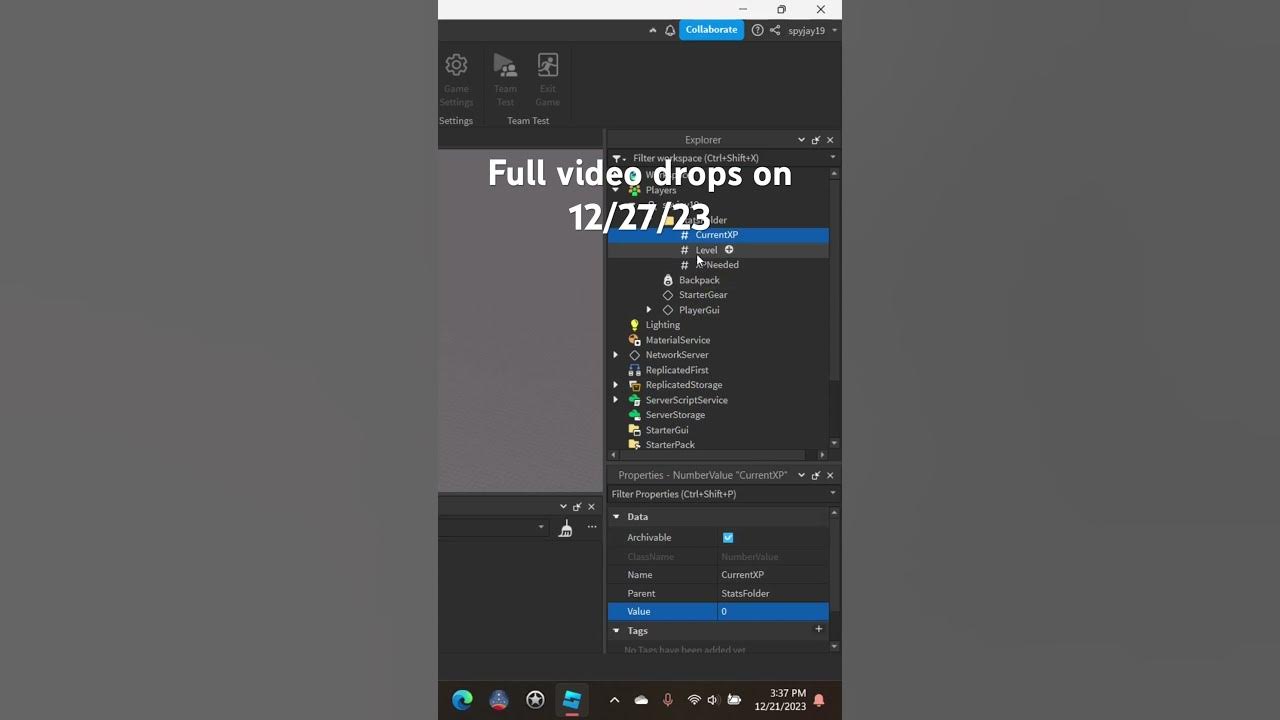 How to make a Leveling System in Roblox! (Roblox Studio Scripting) - YouTube