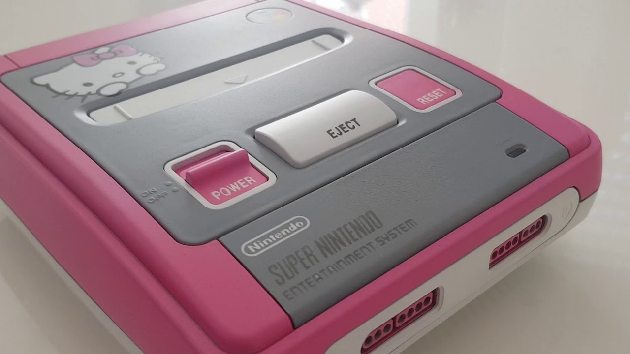 Custom Super Nintendo Hello Kitty - YouTube