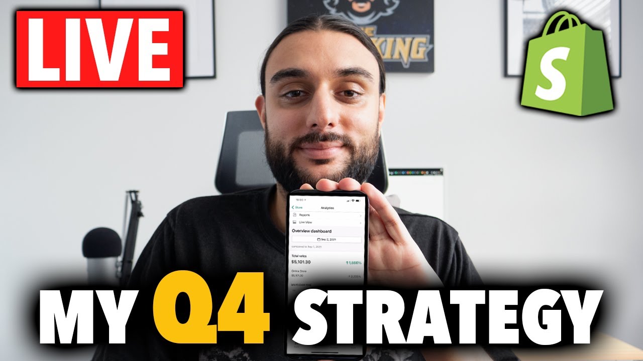 My LIVE Q4 Shopify Dropshipping Strategy 2021 With THE ECOM KING - YouTube