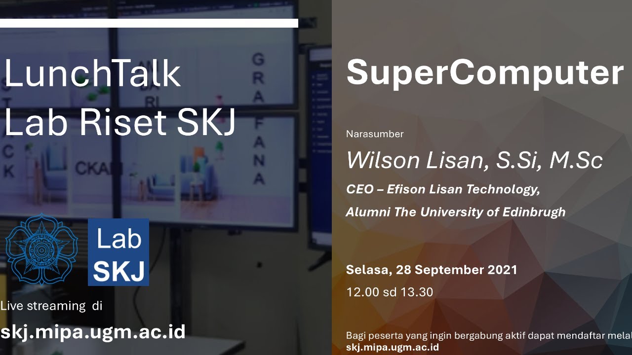 LunchTalk Lab Riset SKJ : SUPERCOMPUTER - YouTube