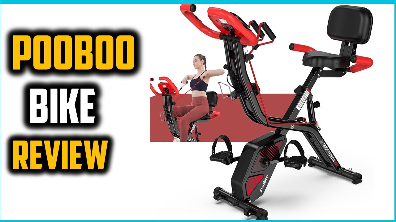 Pooboo Folding Exercise Bike Review — Perfect Home Gym Solution - YouTube