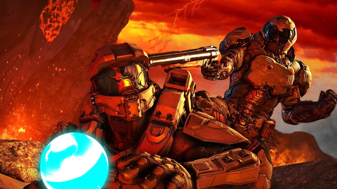 FIRST ONE TO TOUCH THE ORB WINS - DOOM - YouTube