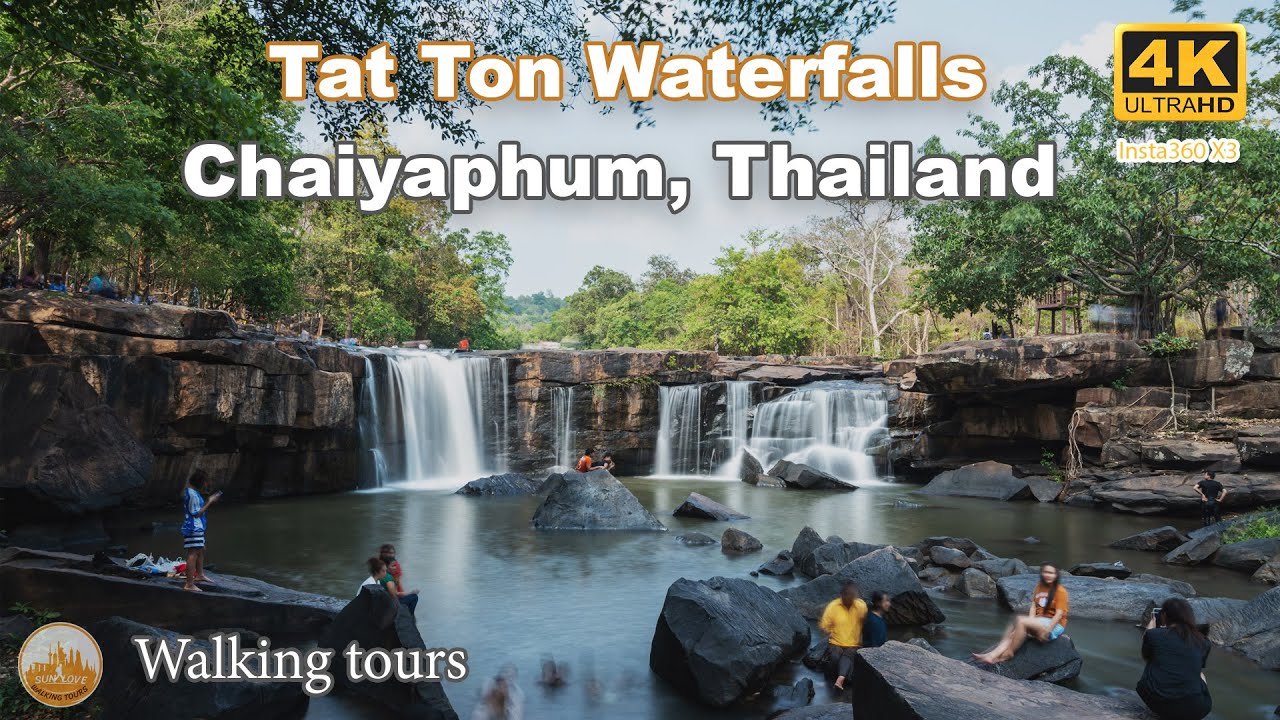 I'm visit to a beautiful waterfall located in Tat Ton National Park ...
