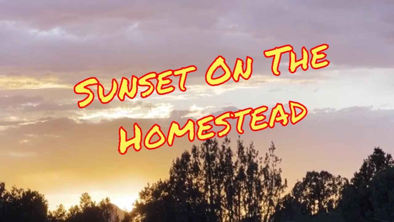Sunset At Home In The High Desert Of Nrthern Arizona - YouTube