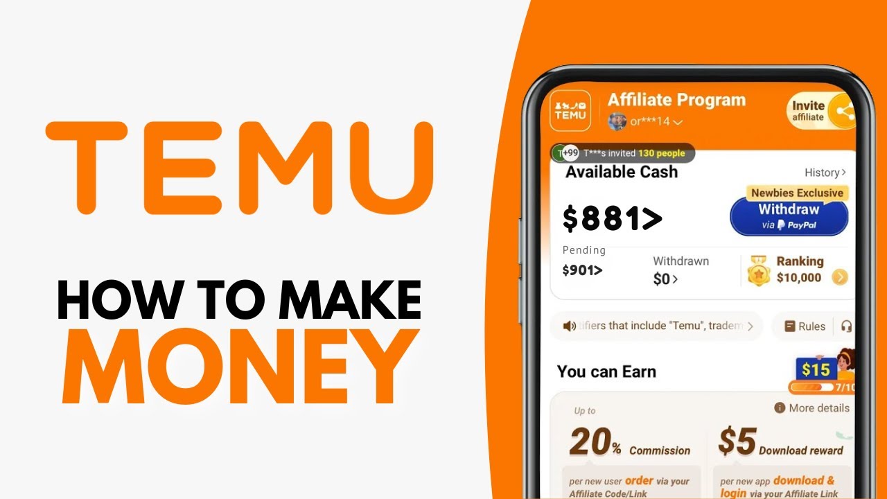 How to Make Money on Temu Affiliate Program (2026) - YouTube