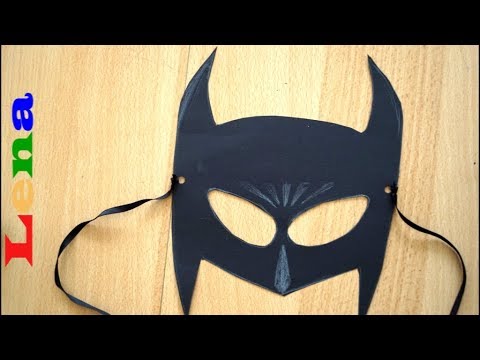 Batman Maske basteln