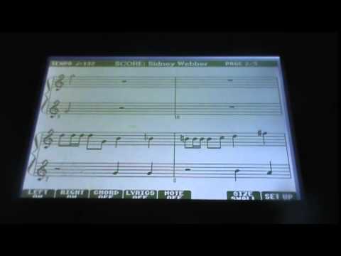 Yamaha PSR-S750 -- Sidney Webber theme cover (Backyard Sports)