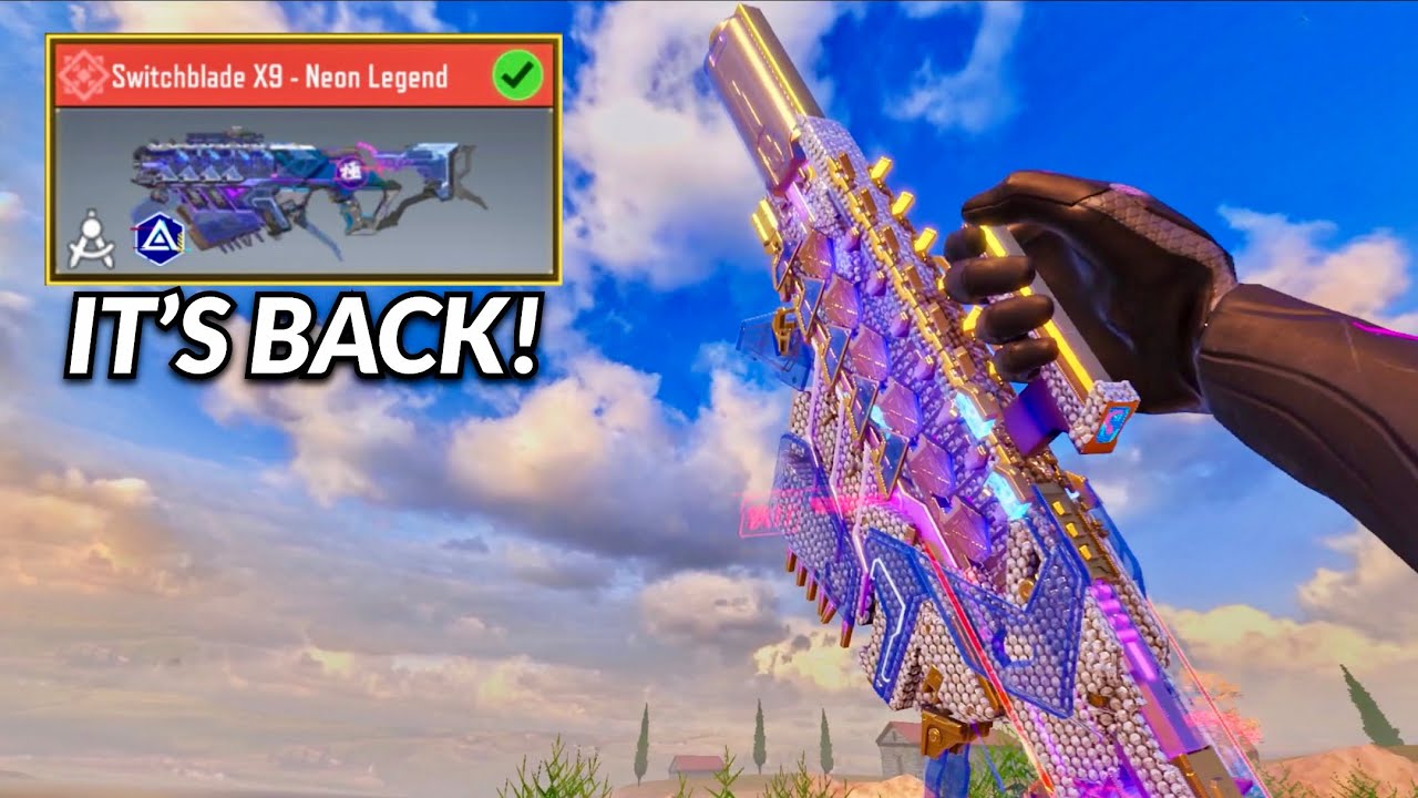 Mythic Switchblade X9 - Neon Legend is back in cod mobile! - YouTube