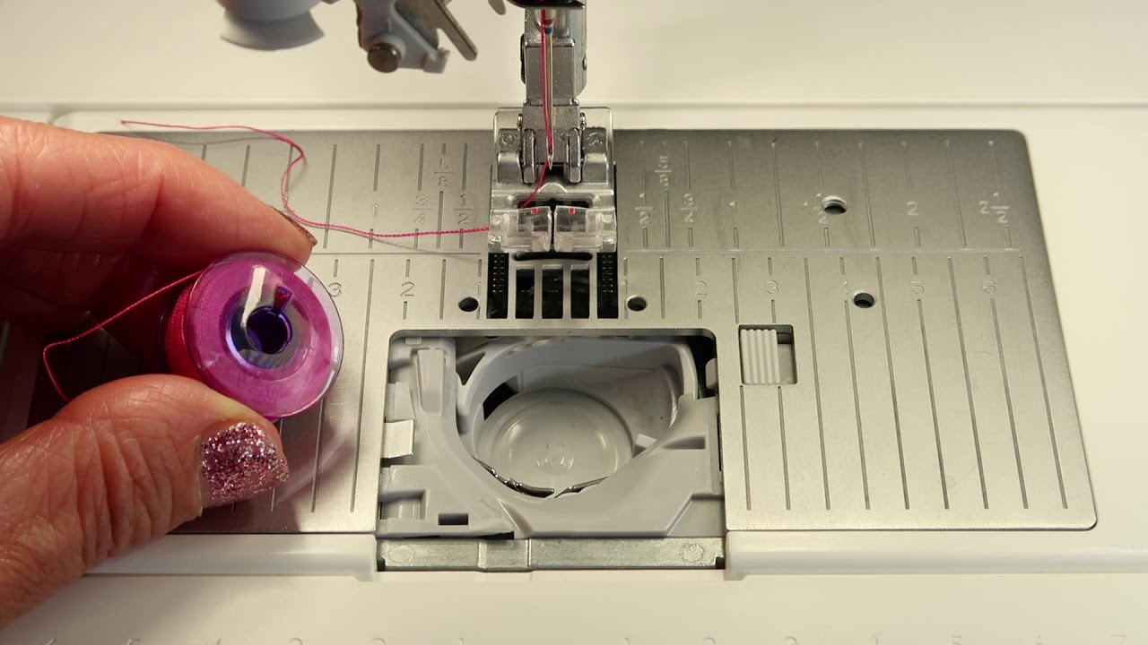 PFAFF creative icon 7 Inserting the Bobbin - YouTube