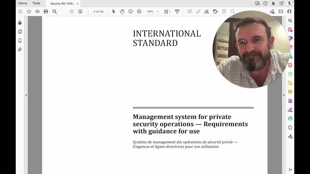 ISO 18788 Rules for the use of Force Andy Protheroe - YouTube