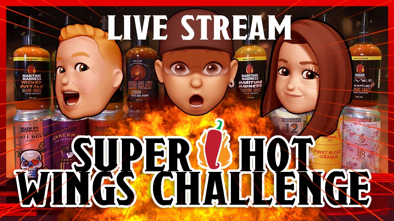 MID MAY MADNESS Season 2 SUPER Hot Wings Challenge LIVE stream! - YouTube
