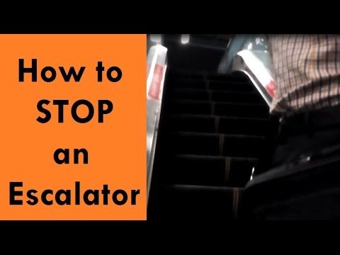 How to STOP an Escalator - YouTube