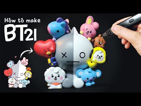 How to make BT21 [3D pen]