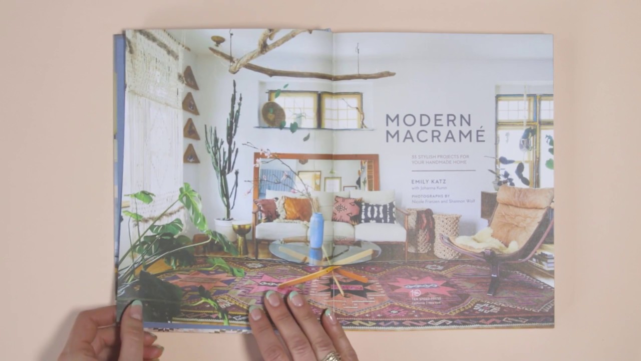 Modern Macramé Book Flip-Through - YouTube