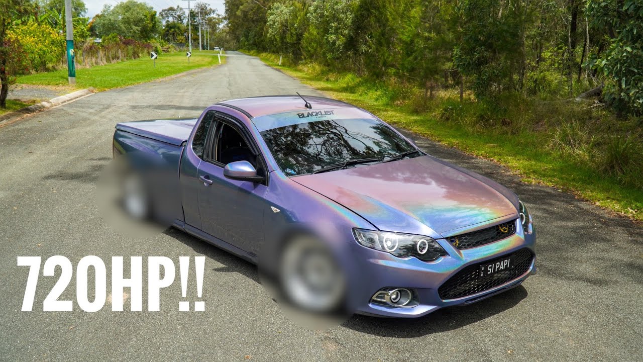 720HP XR6 TURBO UTE! INSANE COLOUR & NEW WHEELS! - YouTube