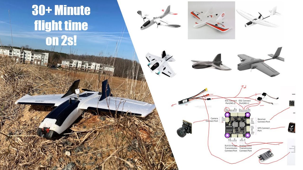 ZOHD Dart 250g: Full FPV Wing Build Tutorial, iNav setup, Fixed wing ...