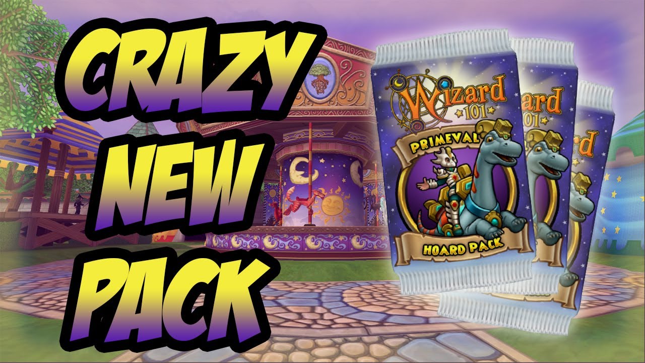 Wizard101: NEW Primeval Hoard Pack Opening | INSANE LUCK - YouTube