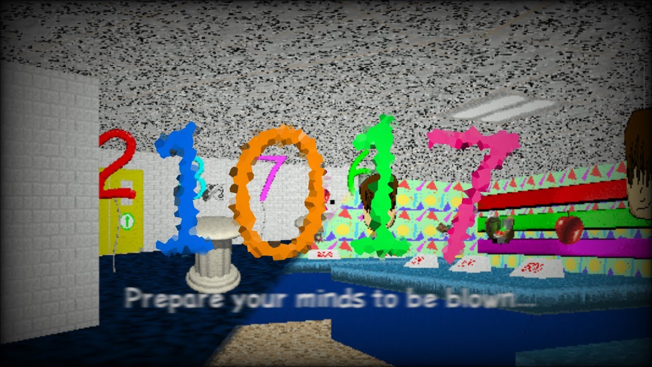 1017 - Baldi's Basics Plus Custom Level - YouTube
