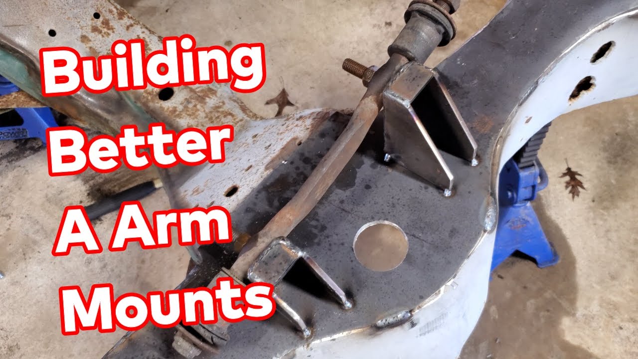 Building Upper A Arm Mounts (Ears) - YouTube