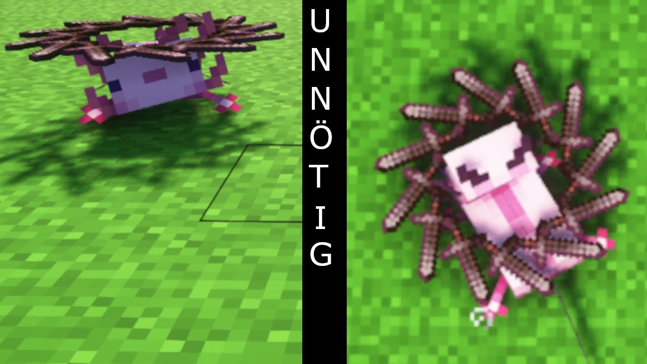 Minecraft's Axolotl Boss - Wenn ich Langeweile habe.. (Commandblock ...
