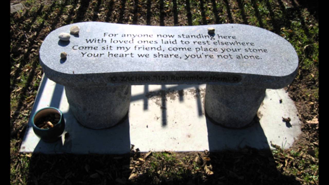 Heart Memorial Benches For Cemeteries