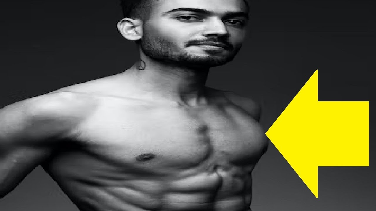 best exercises to get rid of chest fat easy at home - YouTube