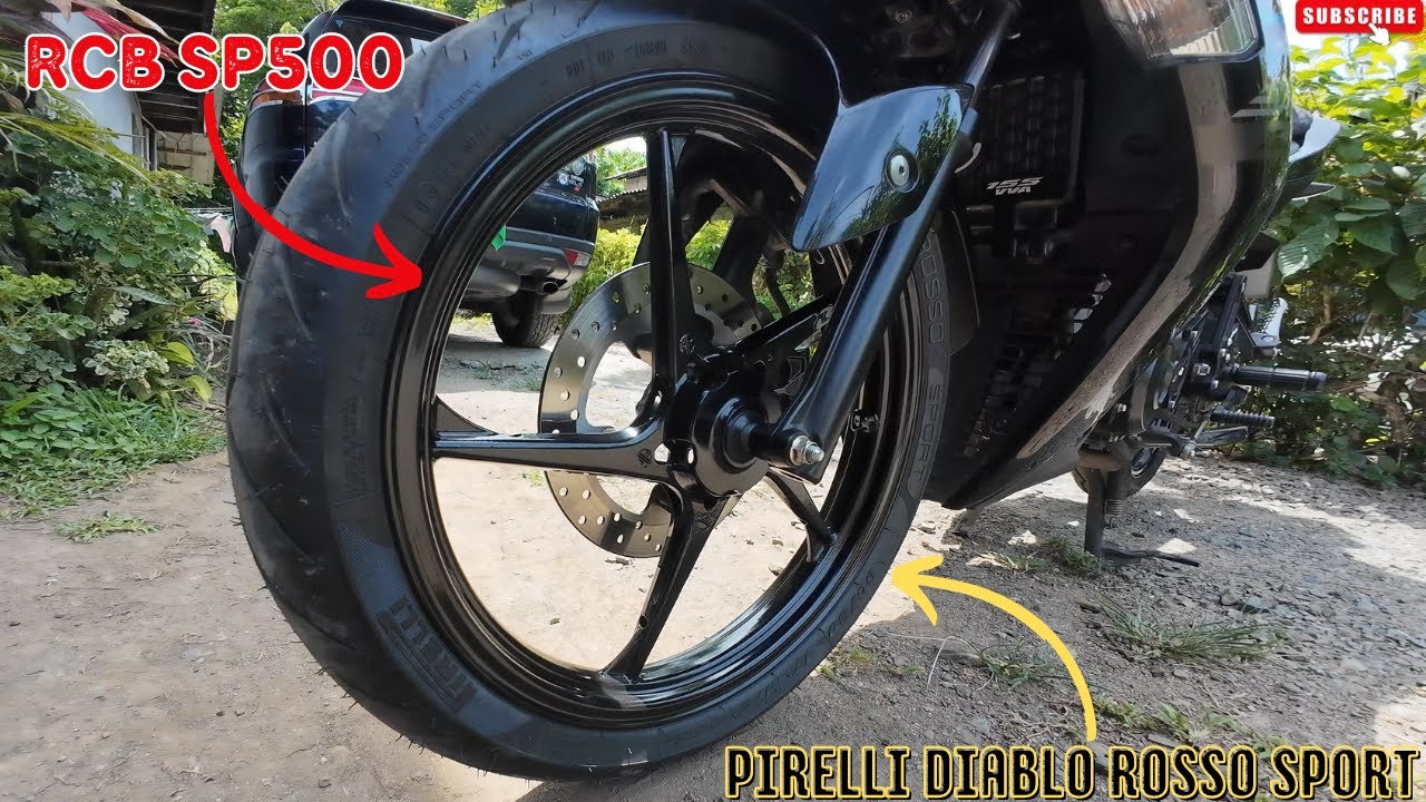 Sniper 155R - RCB SP500 and PIRELLI Diablo Rosso Sport | Y16ZR - YouTube