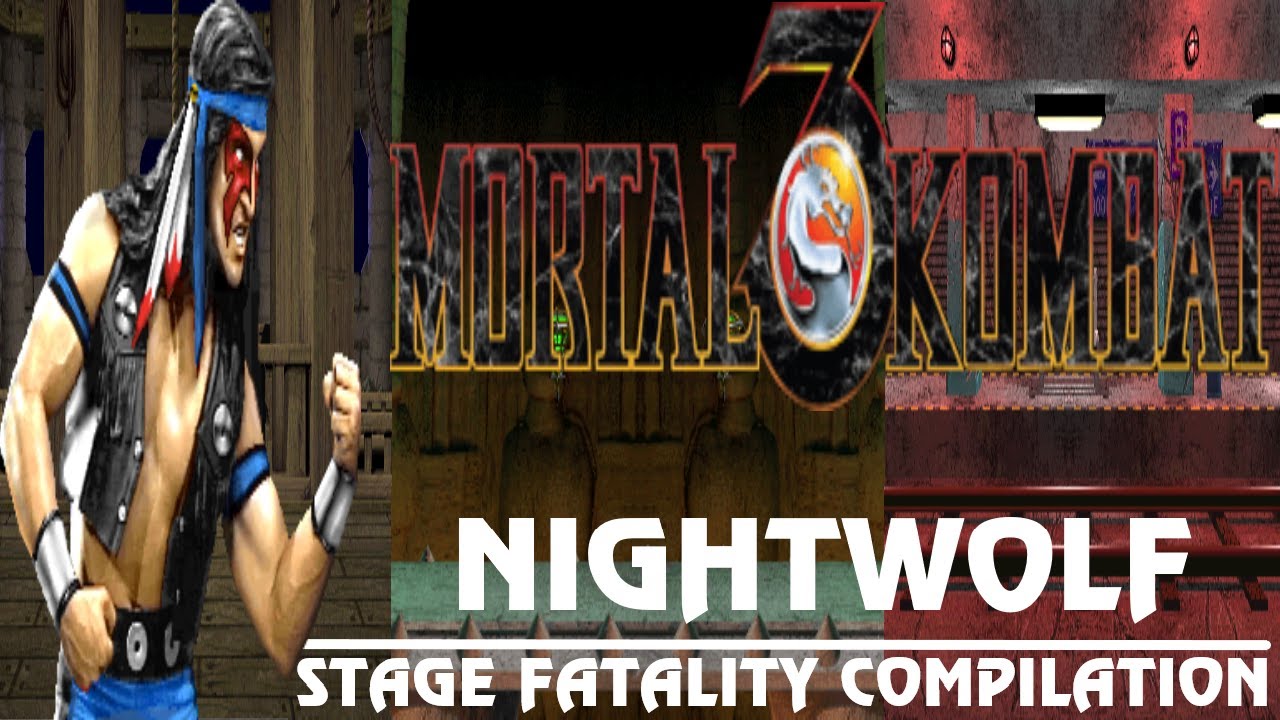 Mortal Kombat 3 - Stage Fatalities - Nightwolf - YouTube