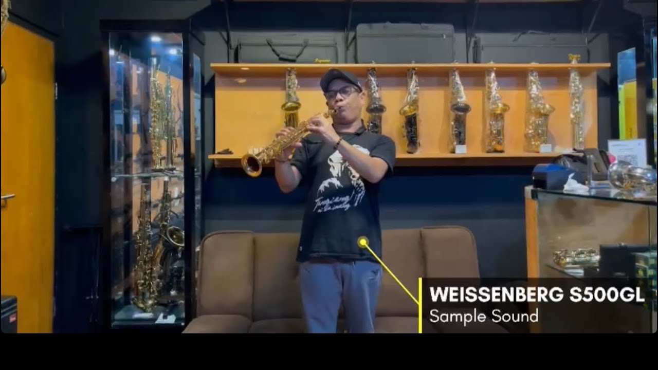 Saxophone Soprano Straight Weissenberg S500GL - YouTube