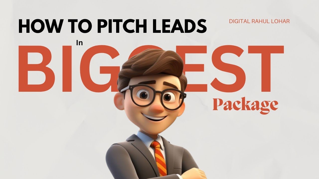 How To Pitch Leads In Biggest Package Affiliate marketing 🚀🤝 - YouTube