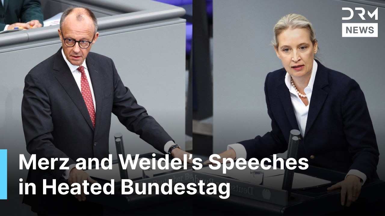 FULL DEBATE: German Chancellor Merz & Alice Weidel Face Off in ...