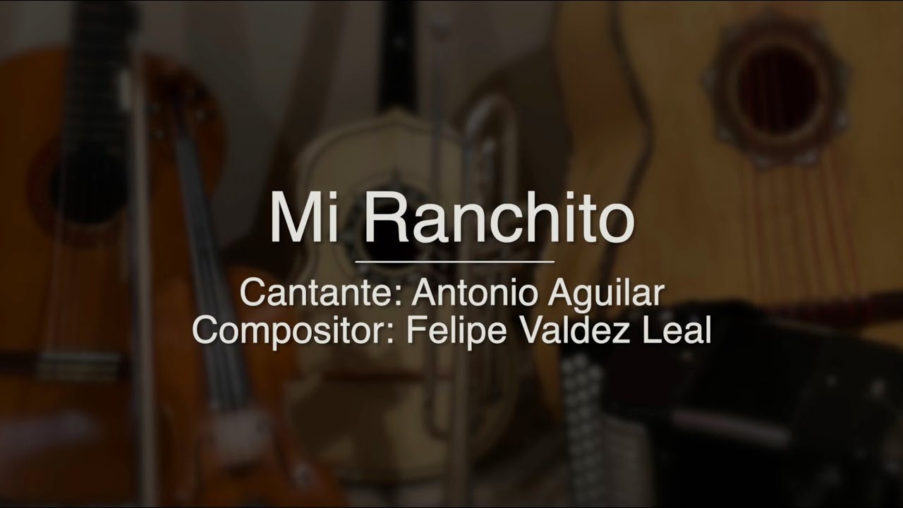 Mi Ranchito - Puro Mariachi Karaoke - Antonio Aguilar - YouTube
