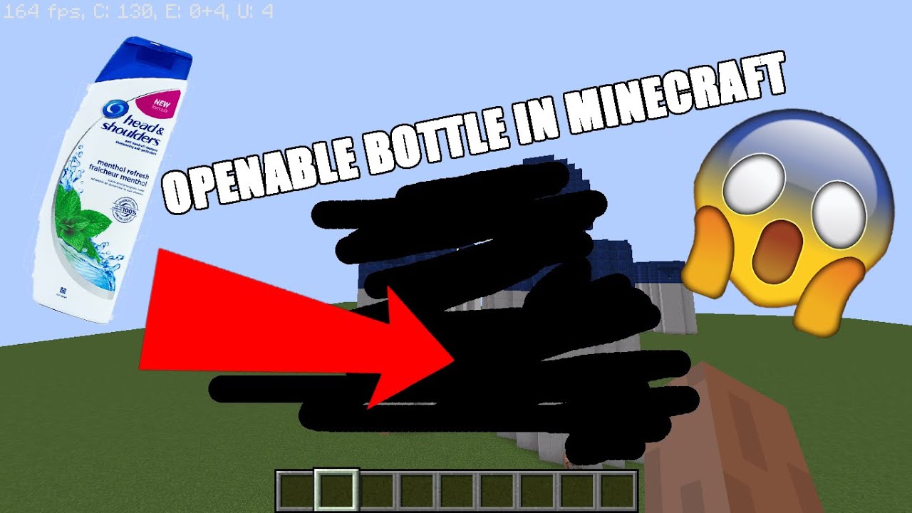 Building Openable Shampoo Bottle in Minecraft cuz y not - Minecraft ...