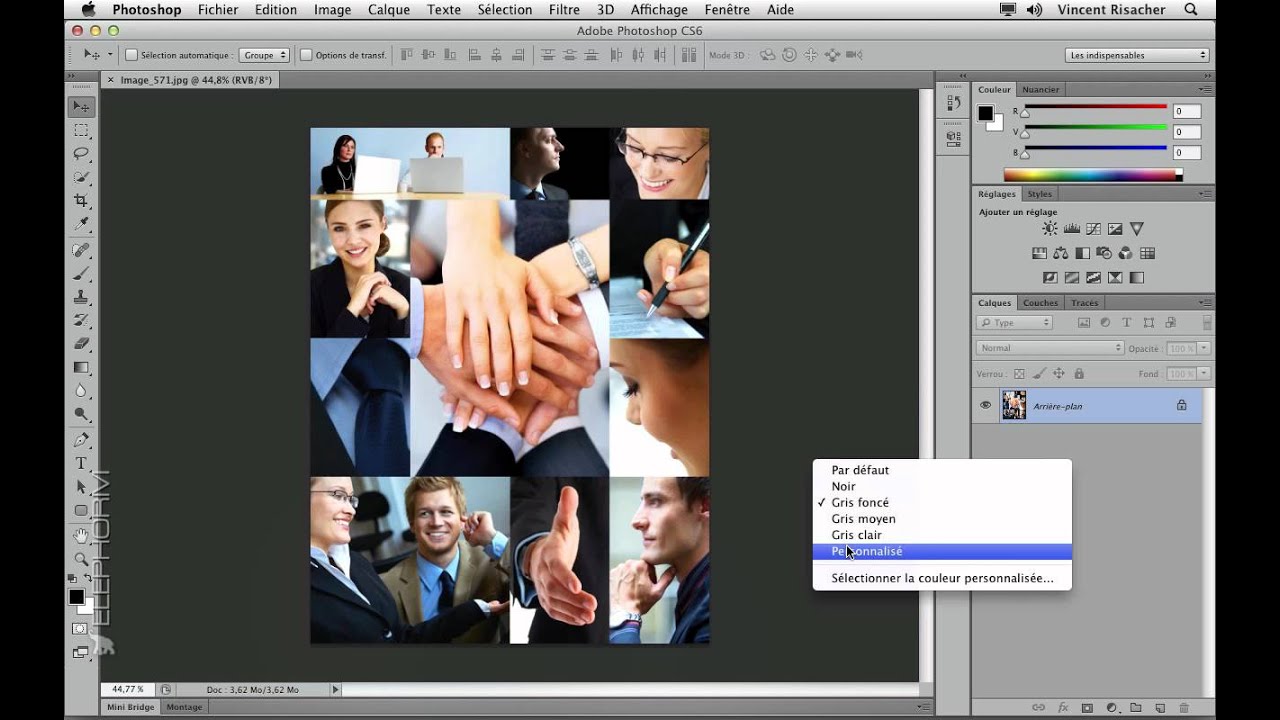 Photoshop CS6 : L'interface graphique - YouTube