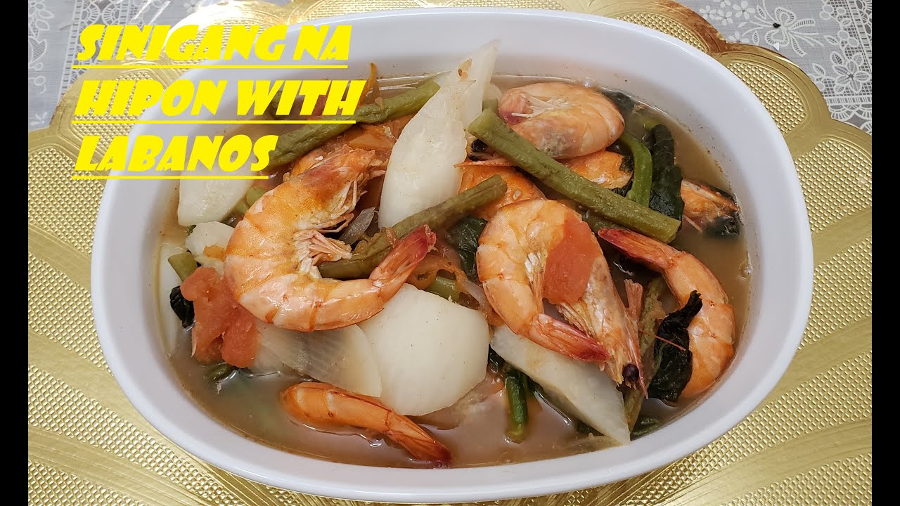 HOW TO COOK SINIGANG NA HIPON WITH LABANOS - YouTube
