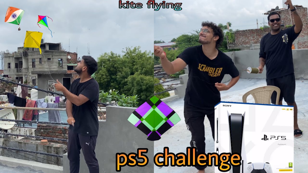 15 august ko patang par ps5 ka challenge 😮 - YouTube